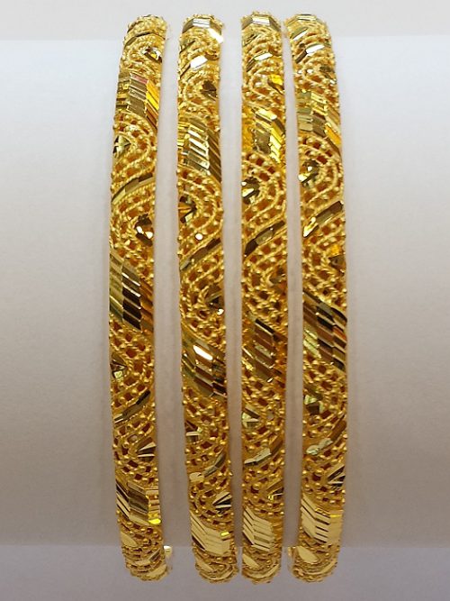 Yellow Gold Bangle Sets | Alquds Jewelry - Part 3