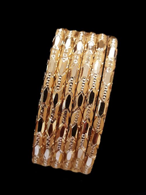 Yellow Gold Bangle Sets | Alquds Jewelry