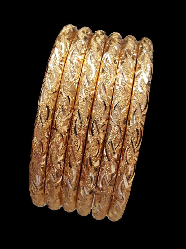 Yellow Gold Bangle Sets | Alquds Jewelry - Part 3