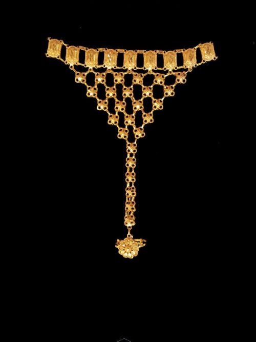 Yellow Gold Hand Bracelet | Alquds Jewelry