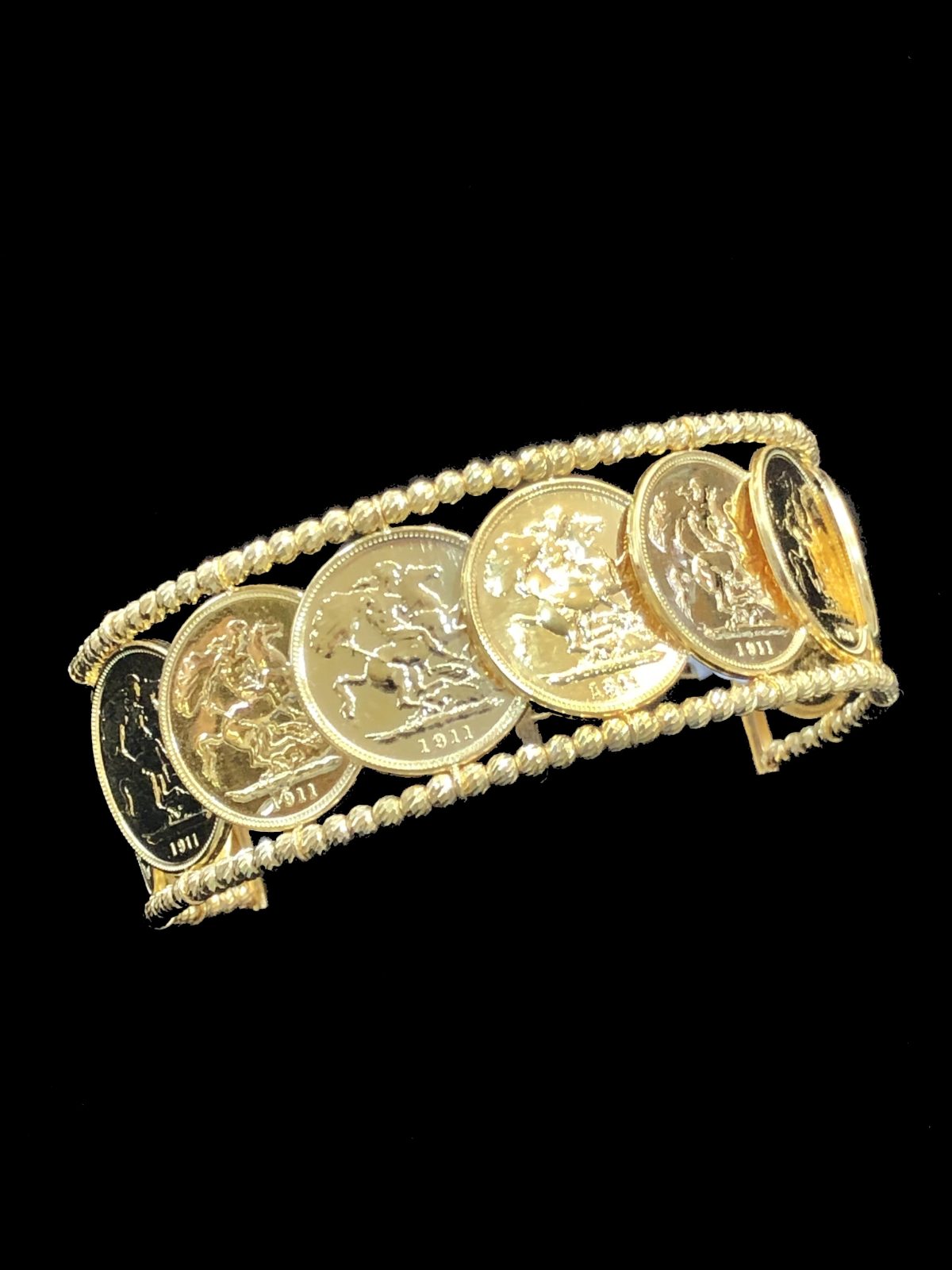 Yellow Gold Bangles | Alquds Jewelry