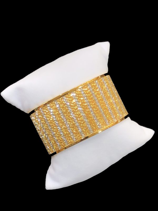 Yellow Gold Bangles | Alquds Jewelry