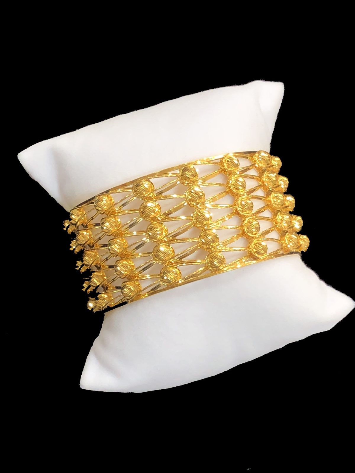 Yellow Gold Bangles | Alquds Jewelry