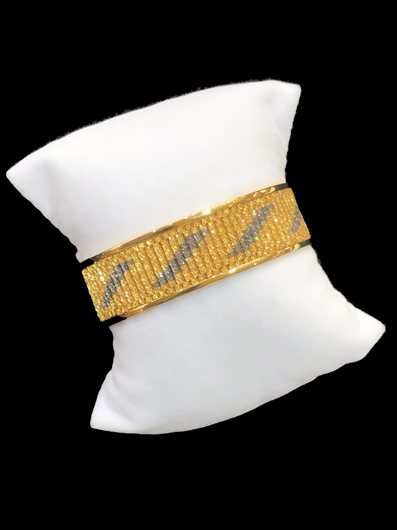 Yellow Gold Bangles | Alquds Jewelry