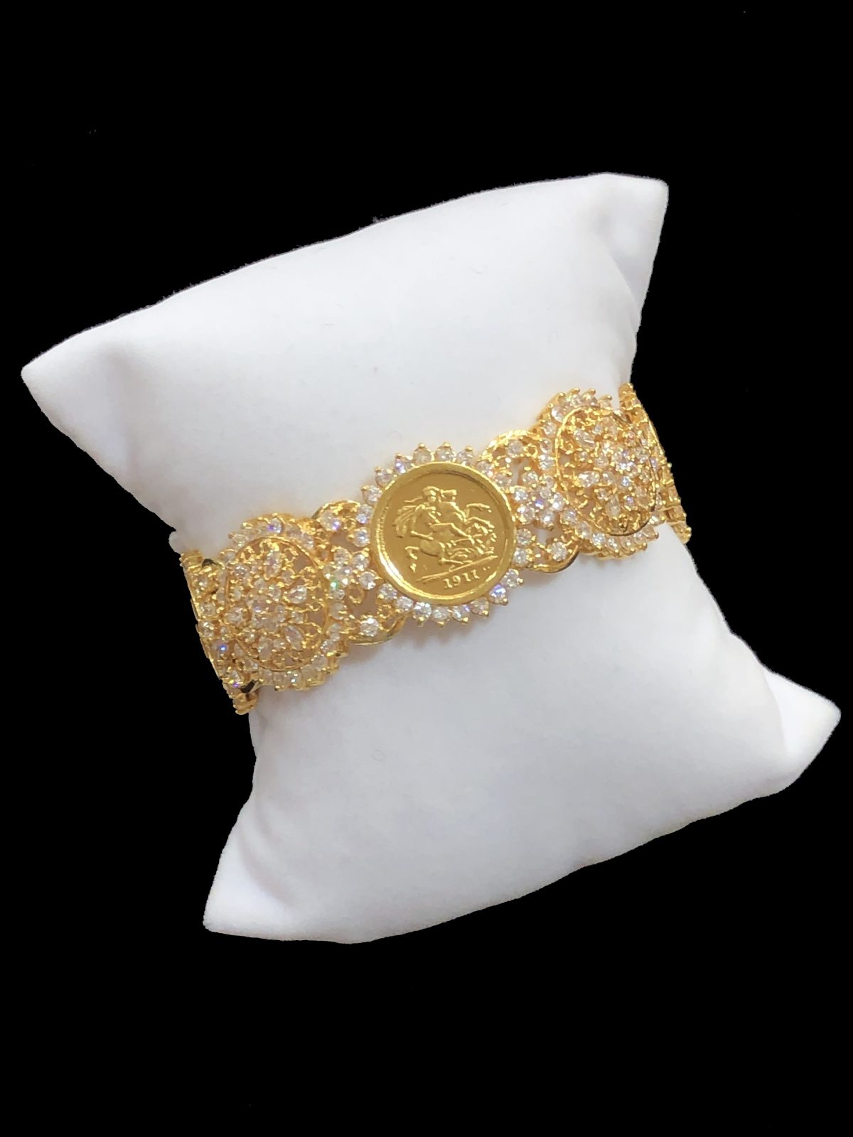 Yellow Gold Bangles | Alquds Jewelry