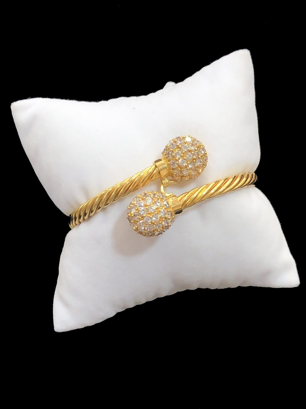 Yellow Gold Bangles | Alquds Jewelry