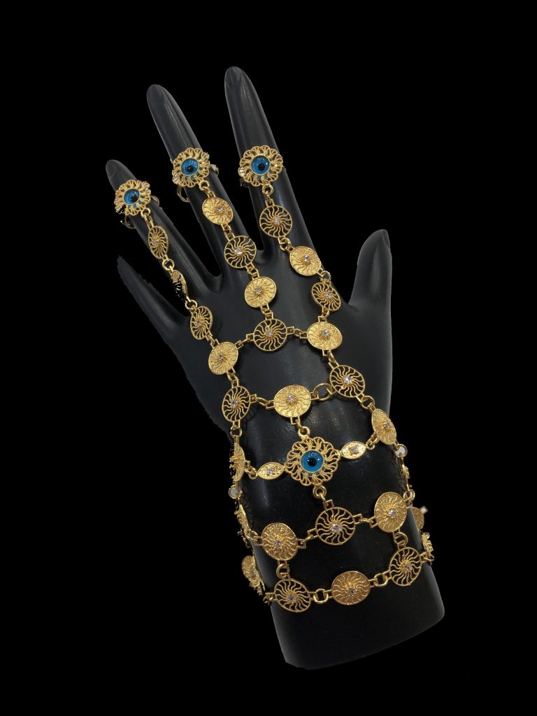 Yellow Gold Hand Bracelet | Alquds Jewelry