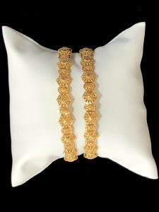 Yellow Gold Bangle Sets | Alquds Jewelry
