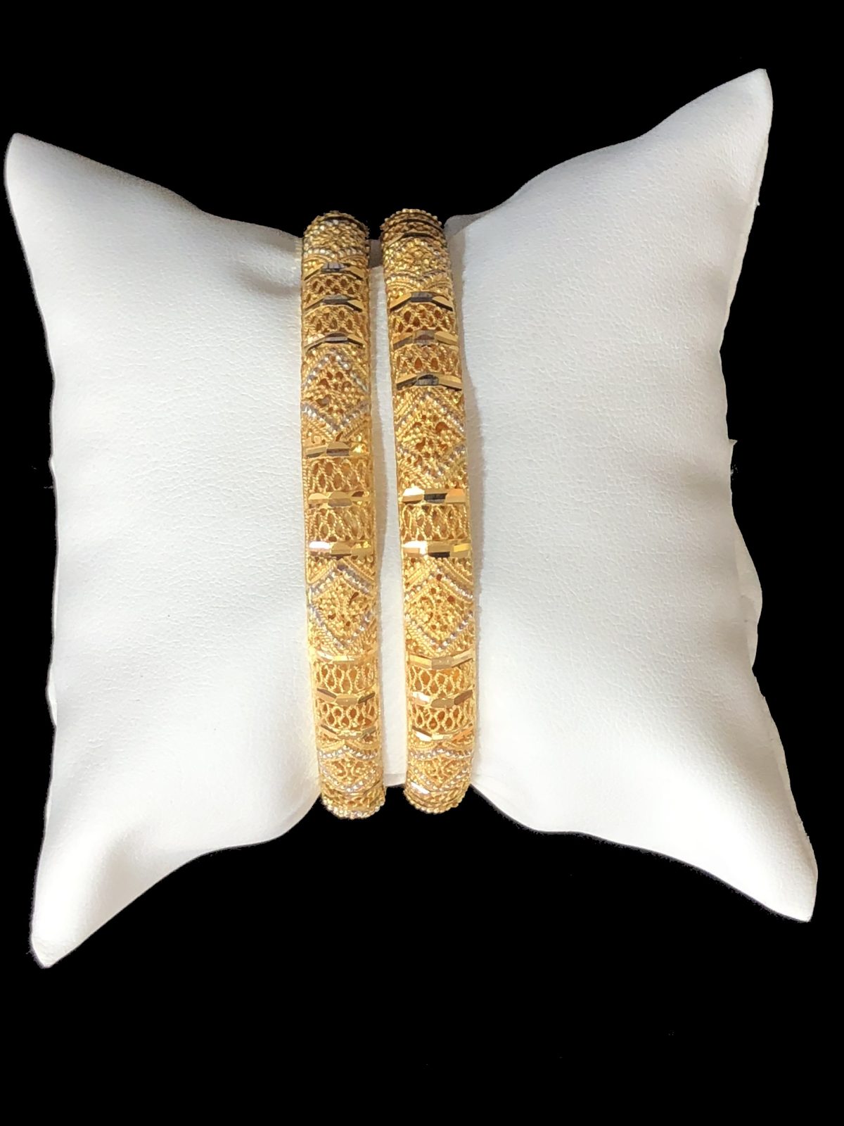 Yellow Gold Bangle Sets | Alquds Jewelry