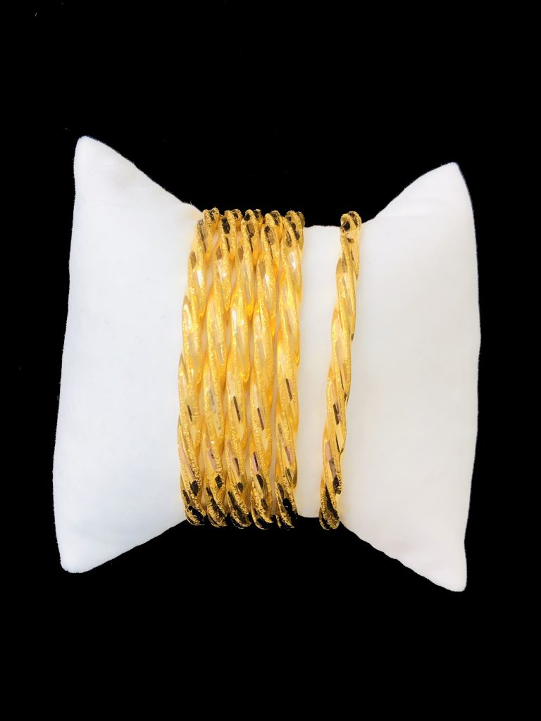 Yellow Gold Bangle Sets | Alquds Jewelry - Part 3