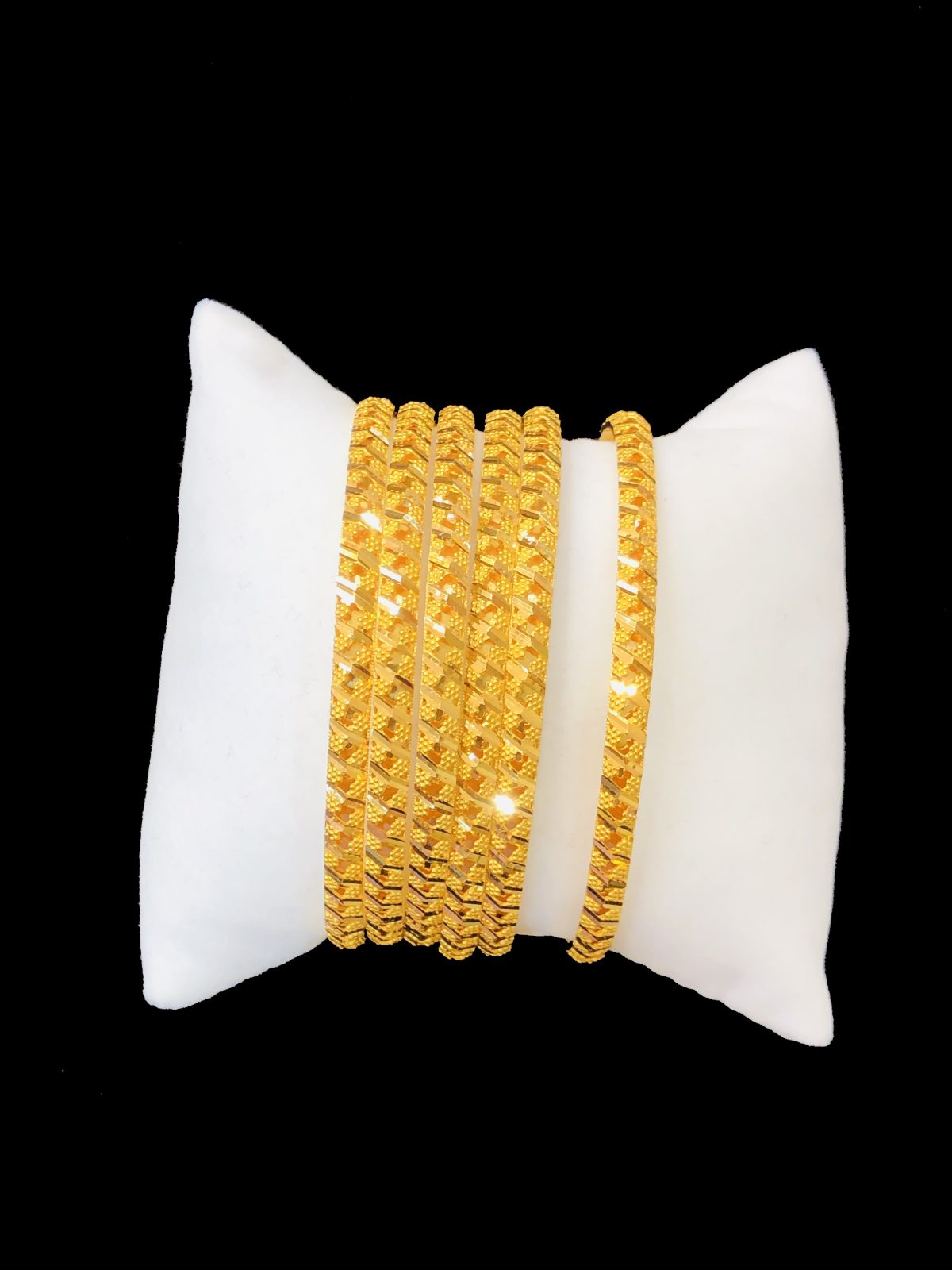 Yellow Gold Bangle Sets | Alquds Jewelry - Part 3