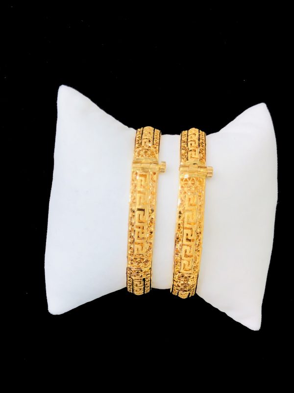 Yellow Gold Bangle Sets | Alquds Jewelry - Part 3