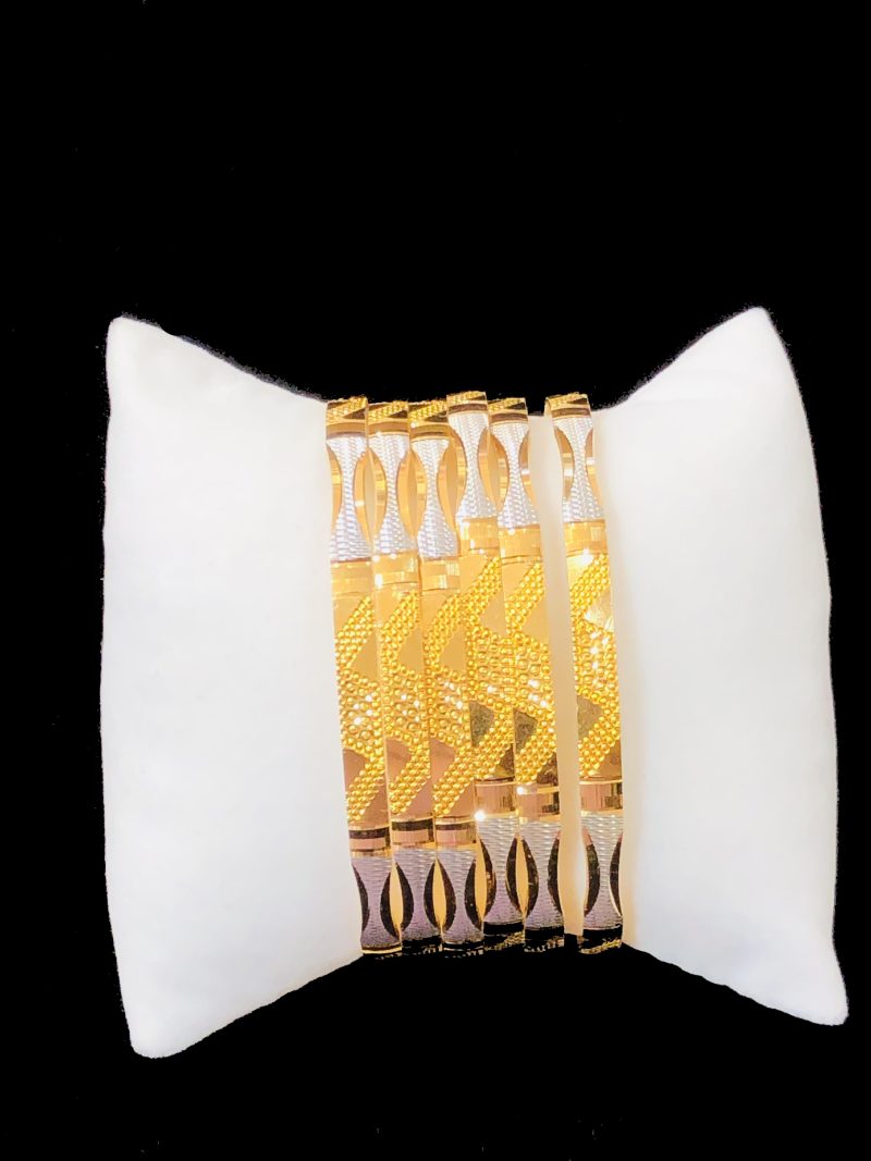 Yellow Gold Bangle Sets | Alquds Jewelry - Part 3